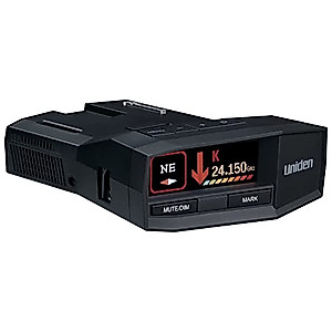 UNIDEN R8 Extreme Long-Range Radar/Laser Detector, Dual-Antennas Front & Rear Detection w/Directional Arrows, Built-in GPS w/Real-Time Alerts, Voice Alerts, Red Light and Speed Camera Alerts (Renewed)
