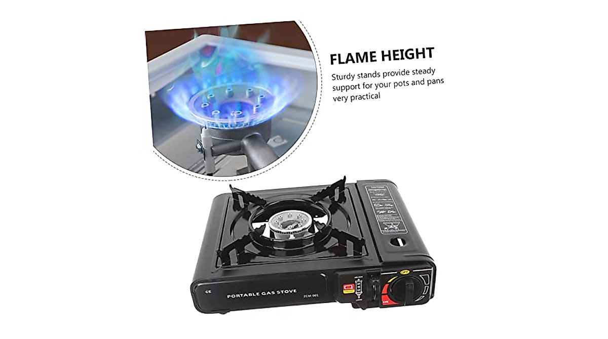 CLISPEED Portable Butane Stove for Outdoor Cooking
