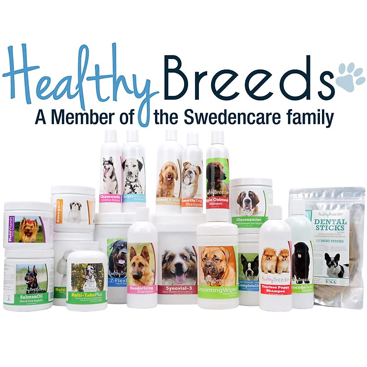 Healthy Breeds Doberman Pinscher Multi-Tabs Plus Chewable Tablets 180 Count (Pack of 2)