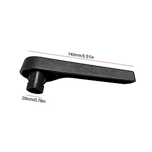 BASIKER Driver & Passenger Seat Recliner Adjust Handle for Chevy GMC Pickup Truck SUV Seat Back Adjustment Lever Replace OEM GM-2511A-FR 15232594 89039102 (Black)