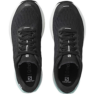 Salomon Women's Sonic 3 Balance Road Running Shoes for Men, Black/White/Quiet Shade, 12