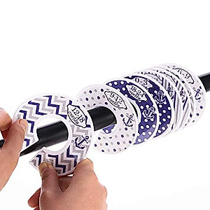 8 Pack Baby Closet Size Dividers Nursery Closet Hanger Organizer Round Clothing Rack for Boy and Girl Baby Clothes from Newborn to 24 Months Toddlers