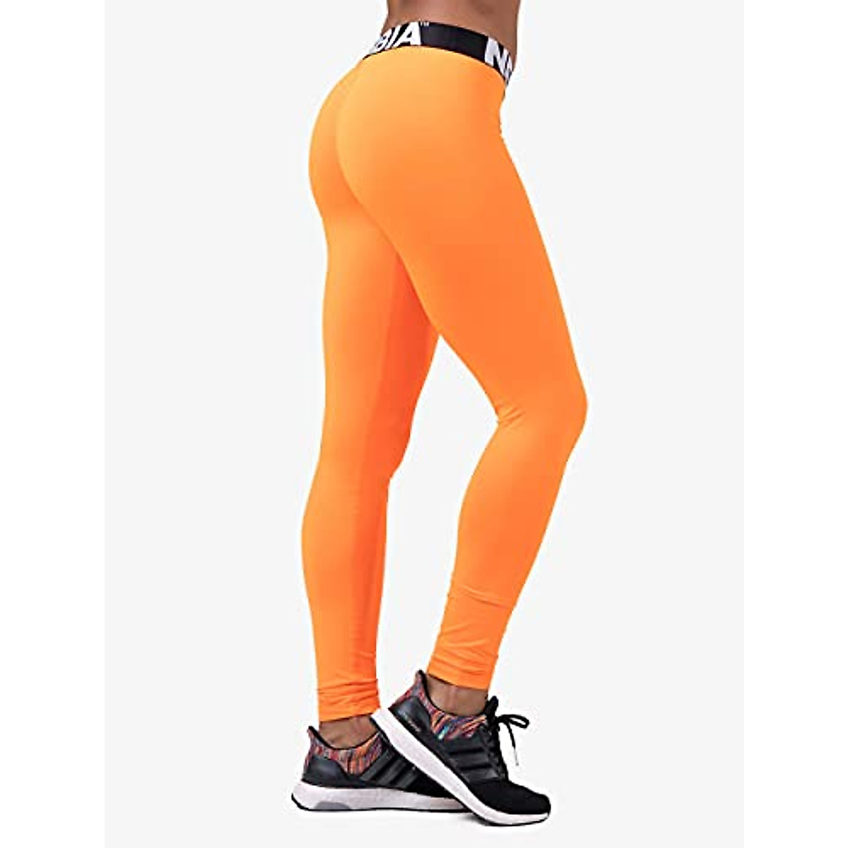 NEBBIA Squad Hero Scrunch Butt Leggings 528 Orange
