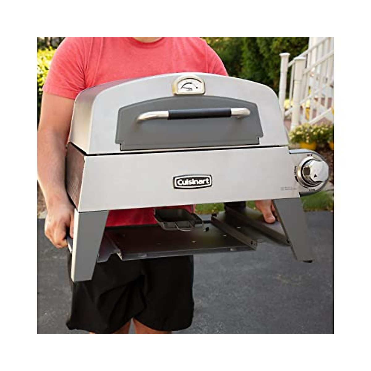 Cuisinart CGG-403 3-in-1 Pizza Oven Plus, Griddle, and Grill