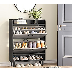 LITTLE TREE Entryway Shoe Storage Cabinet