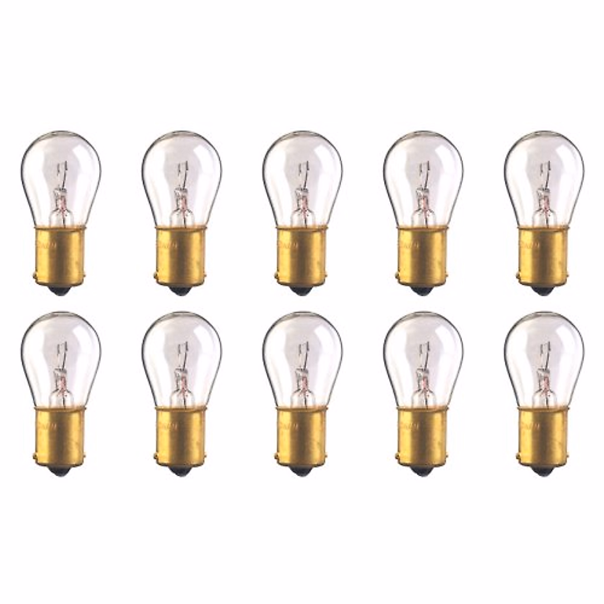 CEC Industries #1129 Bulbs, 6.4 V, 16.832 W, BA15s Base, S-8 Shape (Box of 10)