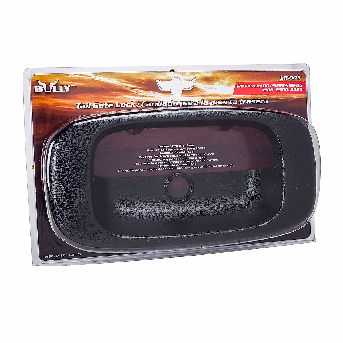 Bully LH-003WD Integrated O.E OE Factory Spec Replacement Rear Trunk Tailgate Lock Door Handle For 1999-2006 GM Trucks