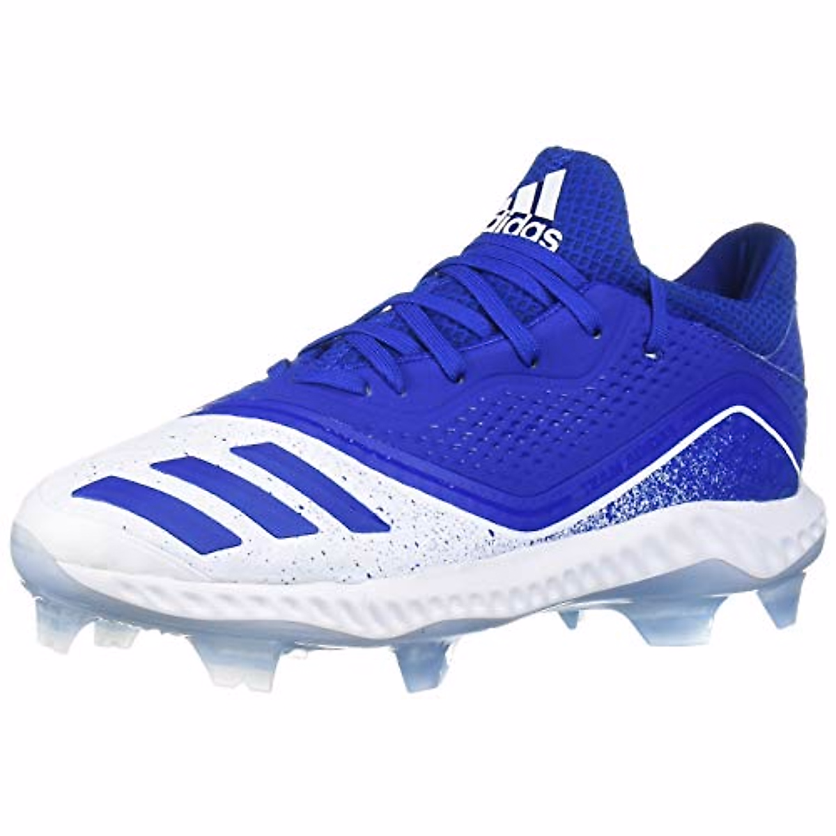 adidas Women's Icon V Bounce TPU Baseball Shoe, Collegiate Royal/Collegiate Royal/Glow Blue, 12.5 M US
