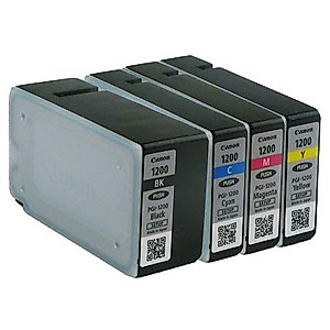 Canon Maxify Setup PGI1200BK, PGI1200C, PGI1200M, PGI1200Y Ink Cartridge Set of Black, Cyan, Magenta, Yellow - 1 Each