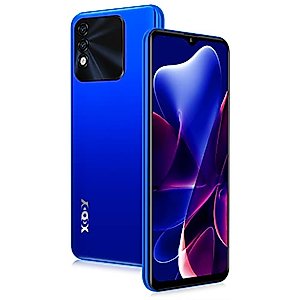 Xgody X60 Pro Unlocked Smartphones, 6.5 Inch Android 9.1 OS Cheap Cell Phones, 2022 4G Dual 5MP Camera and Dual SIM Phones, 3000mAh Massive Battery, Face Recognition (Blue)