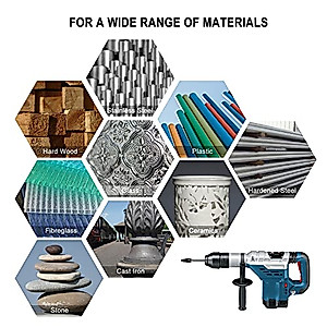 Yoption 10Pcs Double Cut Tungsten Carbide Rotary Burrs Set, with 3mm (1/8 Inch) and 6 mm (1/4 Inch) Head for Wood & Stone Working, Drilling, Steel Metal Carving, Polishing, Engraving