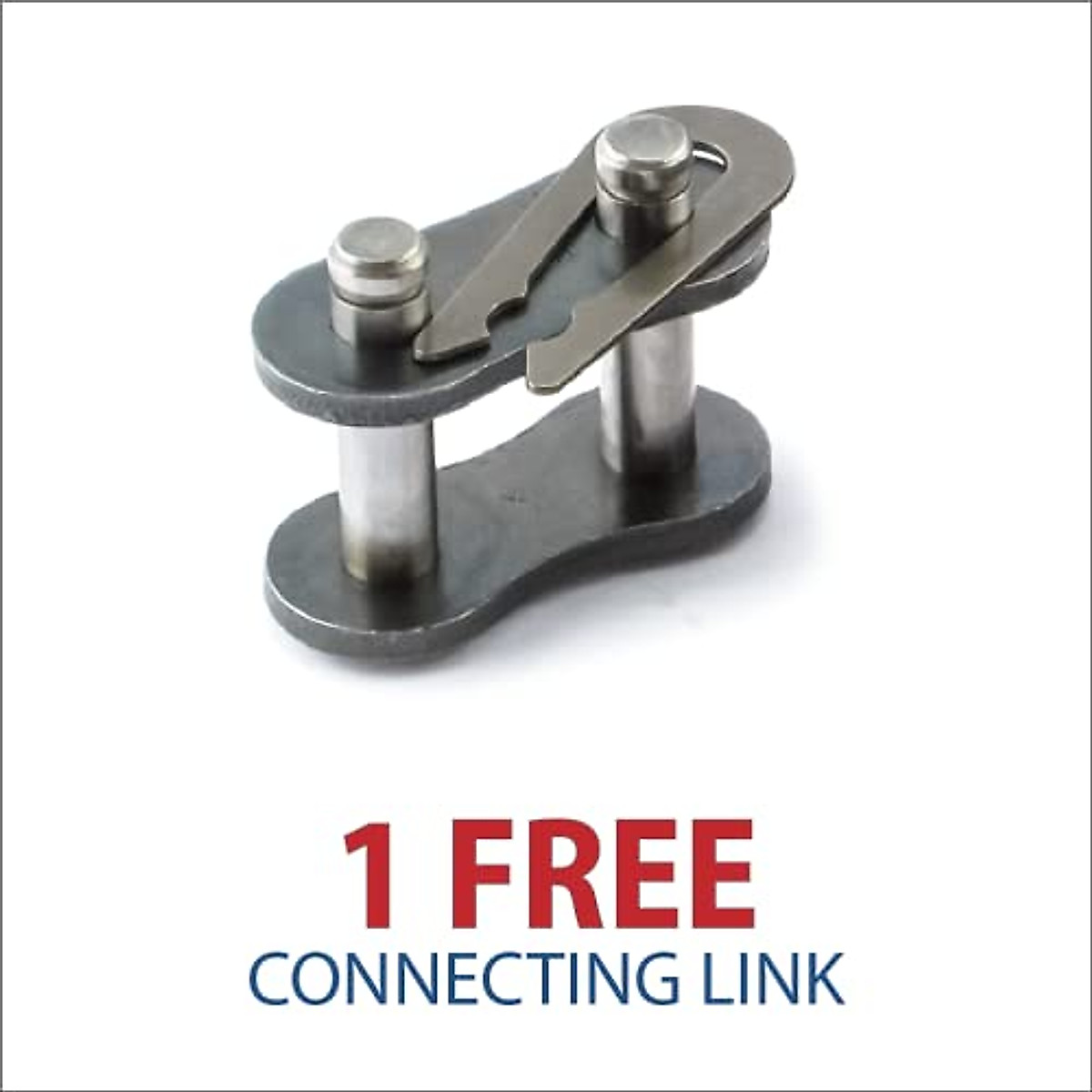 PGN #40 Roller Chain - 5 Feet + Free Connecting Link - Carbon Steel Chains for Bycicles, Mini Bikes, Motorcycles, Go-Karts, Home and Industrial Machinery - 119 Links