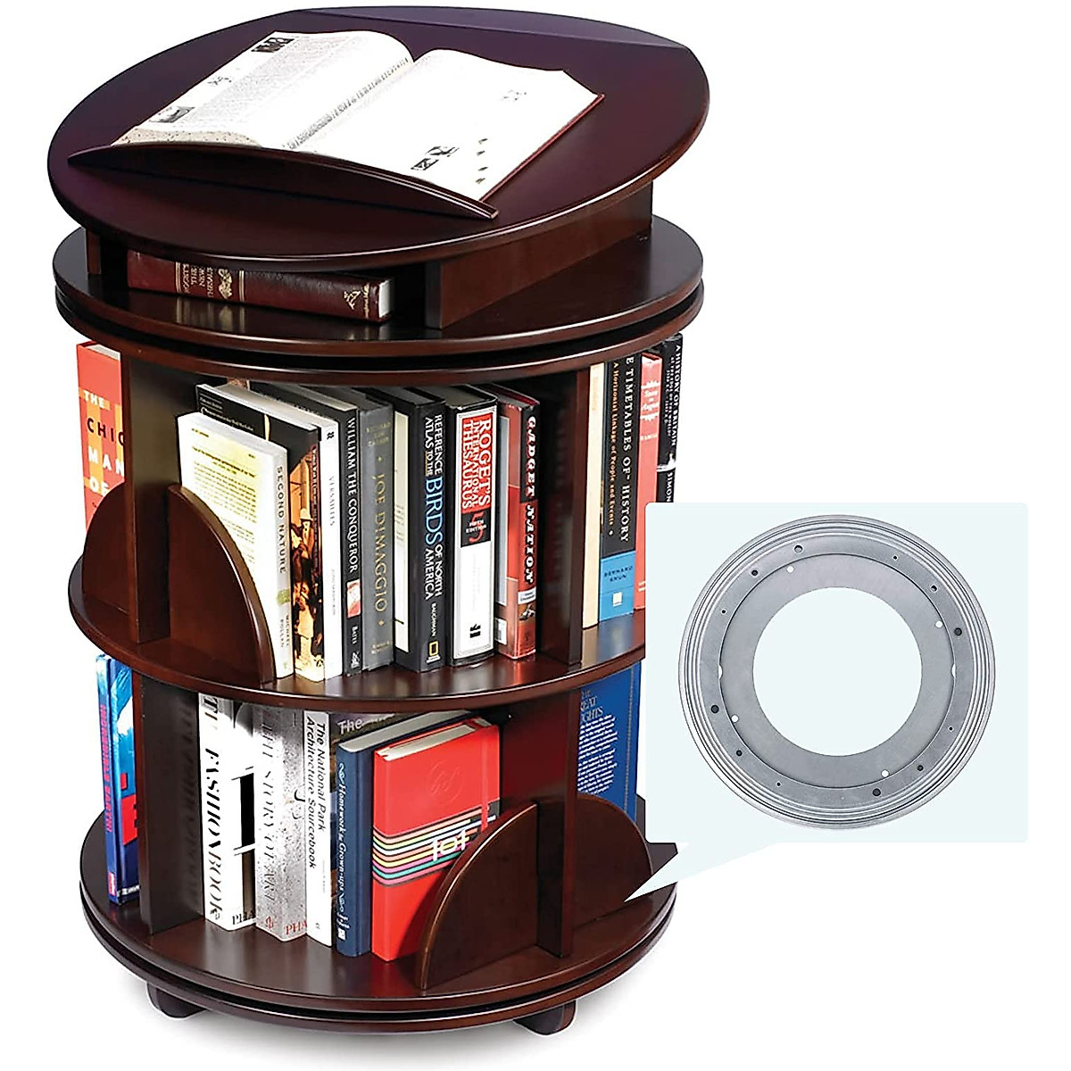 2Pack 12" Lazy Susan Hardware 5/16 Thick Turntable Bearings 1000lbs Load Capacity Lazy Susan Turntable Swivel Plate Base for Rotating Table, Kitchen Storage, Serving Tray, Corner Shelves, Book Rack