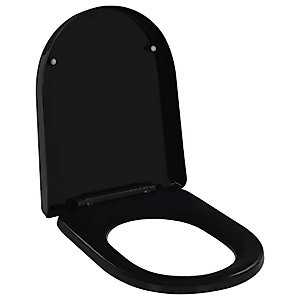 VRAXO Soft-close Toilet Seat with Quick-release Design Black,Toilet & Bidet Seats-2.95lbs