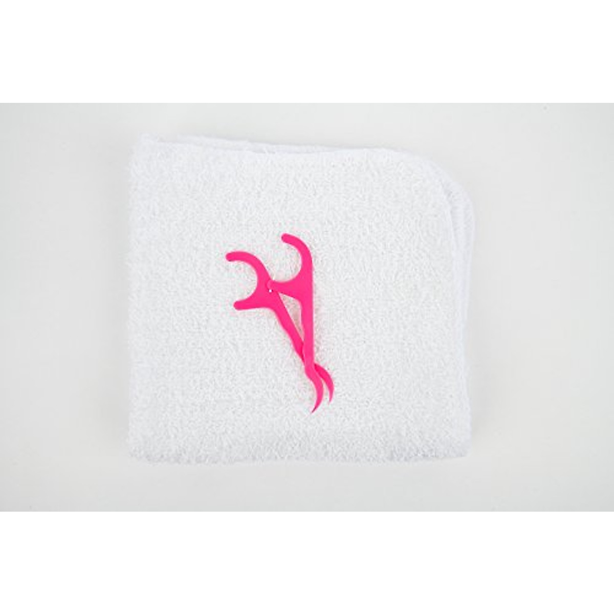 DentAdvance Mint Dental Floss Picks - Easy Reach Back Teeth | Tooth Flossers |Pink, Mint Flavored, 70 ct, w/ Travel Case