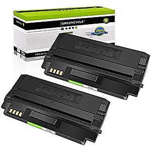 greencycle 2 Pack ML-D1630A Toner Cartridge High Yield Compatible for Samsung ML1630 ML-1630 ML-1630W SCX-4500 SCX-4500W Series Printer