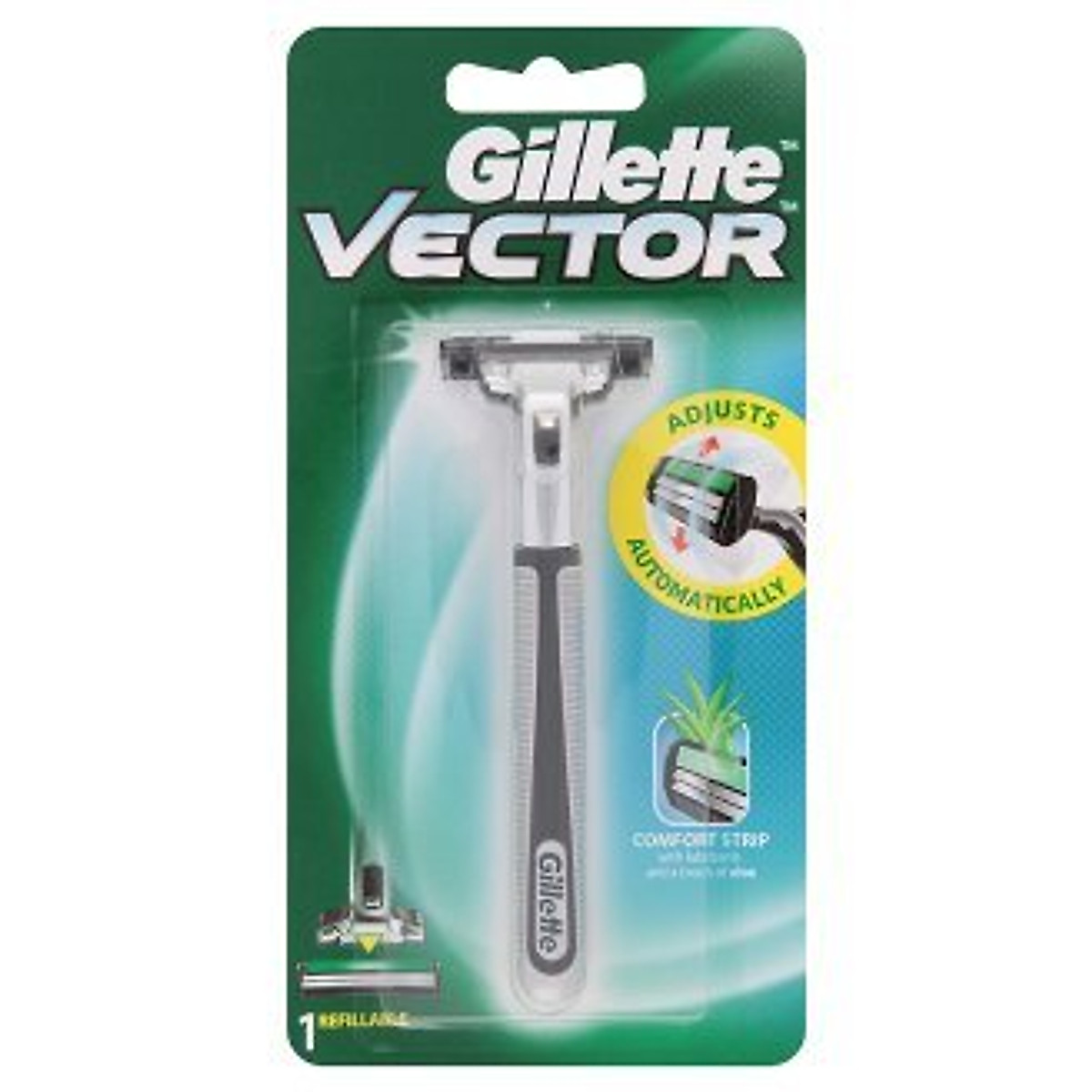 Red Gillette Vector Fits Atra Plus Razor Blade Refill Cartridge Shaver Handle Red