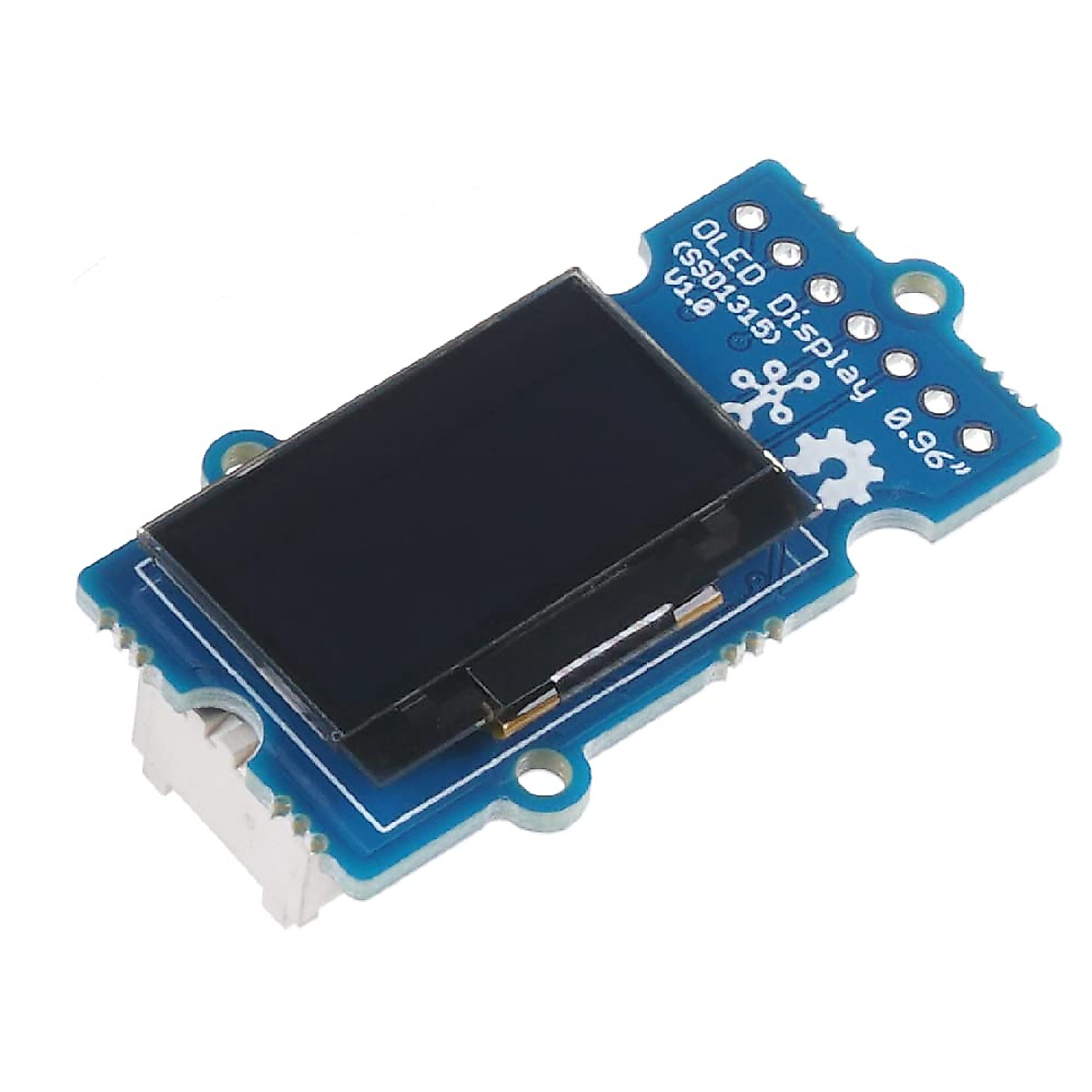 Seeed Studio Grove - OLED Yellow&Blue Display 0.96 (SSD1315) - SPI/IIC -3.3V/5V with I2C and SPI, Blue and Yellow Bi-Colour Display with 12864 Resolution.