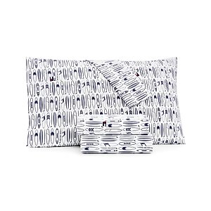 Tommy Hilfiger Surf Boards Sheet Set Full Vintage Indigo,10T0394-FU-V1-D2,4