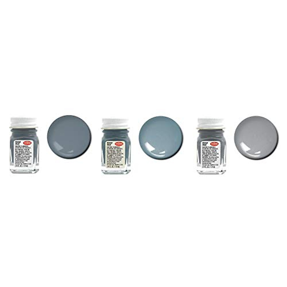 Make Your Day Testors Naval Color Enamel Paint Variety, 1/4 fl oz (Pack of 11) PaintBrush Set
