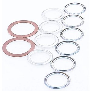 Rexka 12pcs Transfer & Differential Service Gasket Kit Compatible with Toyota Lexus 4Runner Land Cruiser Tundra Tacoma FJ Cruiser Highlander RAV4 Sequoia Sienna 1215710010 9043024003 90430A0003