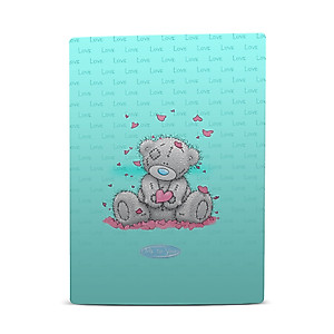 Head Case Designs Officially Licensed Me to You Love Classic Tatty Teddy Matte Vinyl Faceplate Sticker Gaming Skin Case Cover Compatible with Sony Playstation 5 PS5 Digital Edition Console