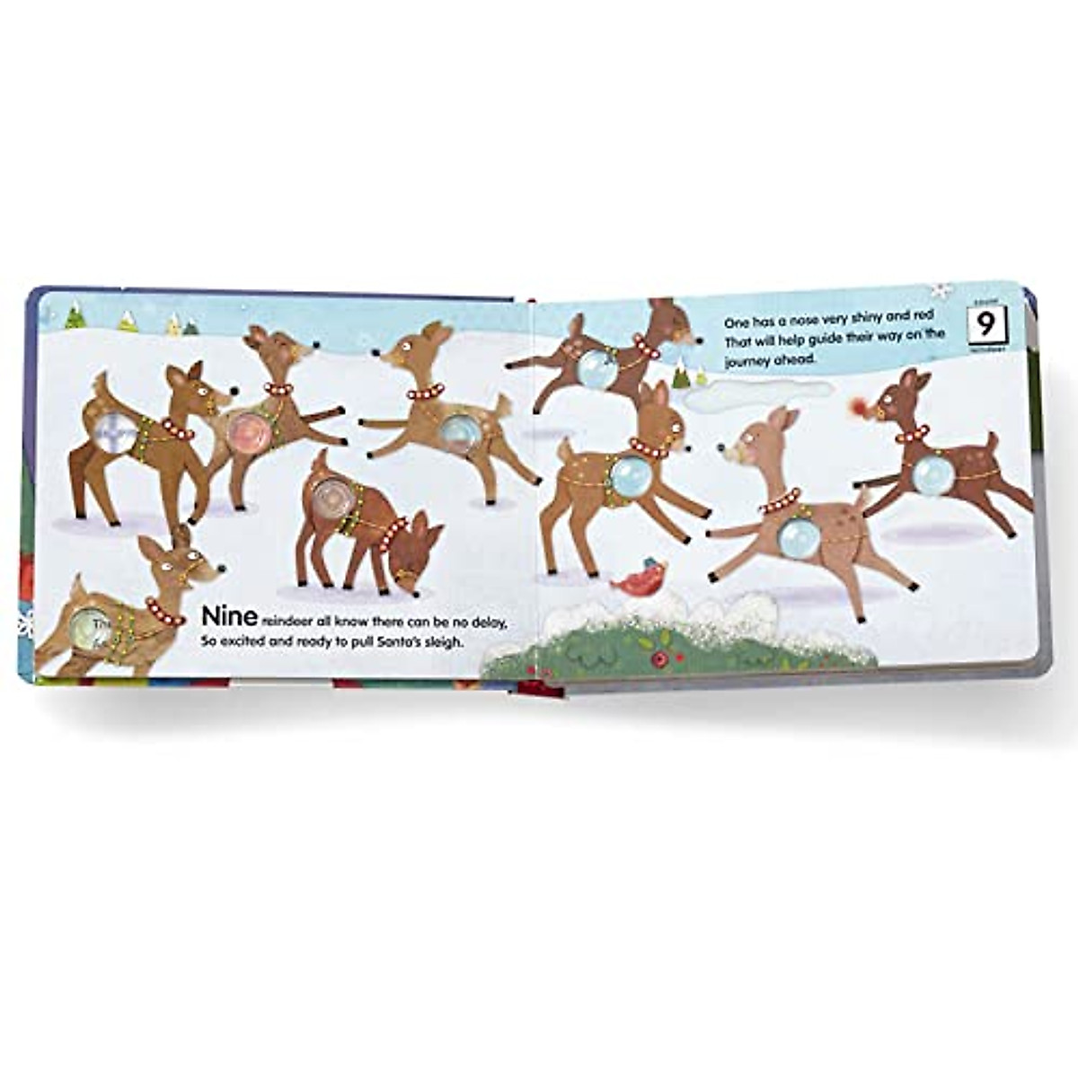 Melissa & Doug Children's Book - Poke-a-Dot:The Night Before Christmas (Board Book with Buttons to Pop)