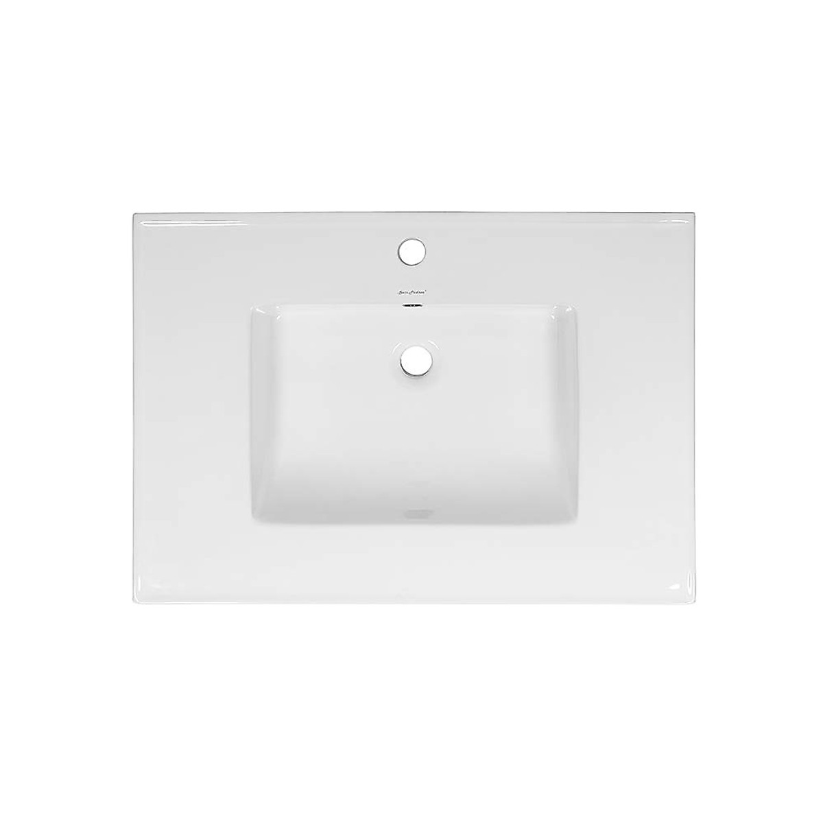 Swiss Madison Well Made Forever SM-VT328 Voltaire Vanity Top Sink, Glossy White