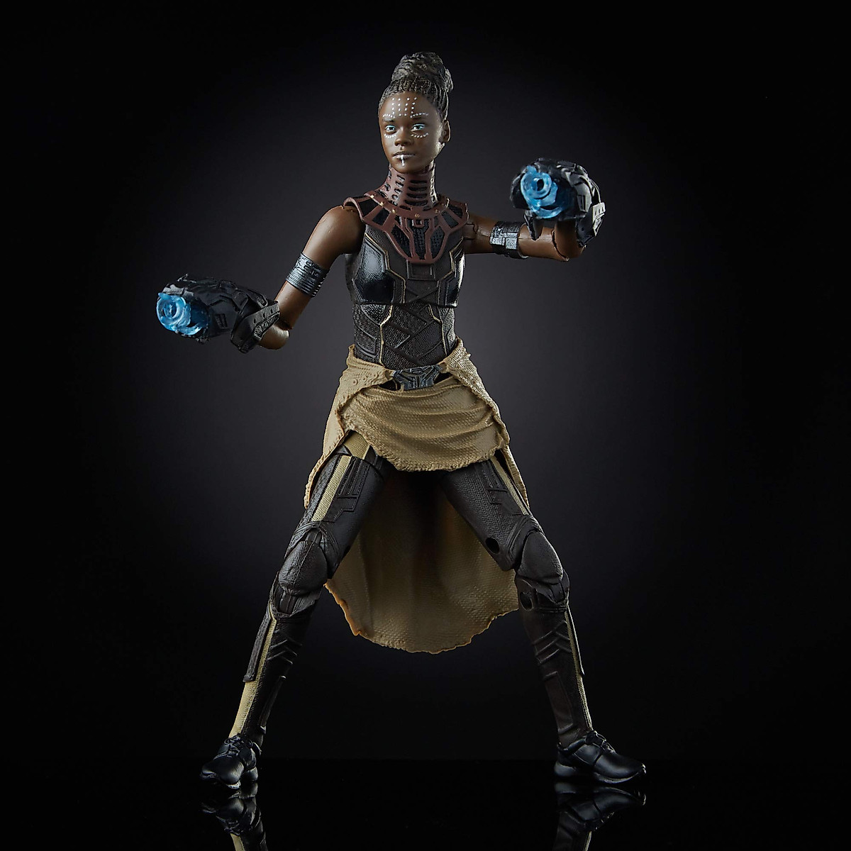 Marvel Legends Series Black Panther Shuri 6" Collectible Action Figure Toy for Ages 6 & Up with Accessories & Build-A-Figurepiece
