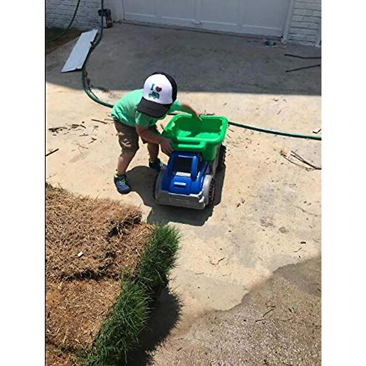 Waldeal Children's I Love Garbage Trucks Hat Trash Mesh Baseball Cap Halloween Black