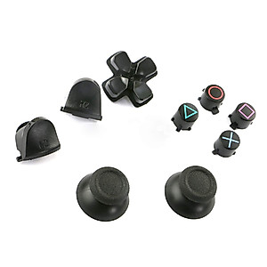 Replacement Full Button L1 R1 L2 R2 Trigger Buttons ABXY Button Controller Repair for Sony Playstation 4 PS4 1000 1100 Controller