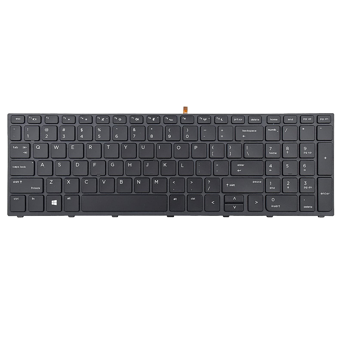 TLBTEK Backlight Keyboard Replacement Compatible with HP ProBook 450 G5 455 G5 470 G5 Series Laptop L01028-001 L01027-001