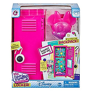 REAL LITTLES Disney - Minnie Mouse Locker and Exclusive Backpack. Customize Your Locker with 10 Surprises