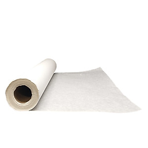 Exam Table Paper - 18''x125’ Disposable Standard White Textured Crepe Medical Barrier Cover Roll - Wide Paper Rolls for Spas, Daycares, Doctors, Chiropractors, Examination and Massage Tables (2)