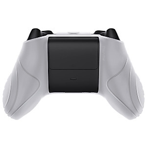 eXtremeRate PlayVital Glow in Dark Green Samurai Edition Anti-slip Controller Grip Silicone Skin for Xbox Core Controller, Ergonomic Protective Case Cover for Xbox Series S/X Controller w/Thumb Grips