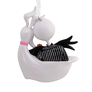 Hallmark Disney Tim Burton's The Nightmare Before Christmas Jack Skellington and Zero Christmas Ornament