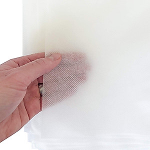 House2Home 60" x 3 yards Nonwoven 100% Polypropylene Fabric | Non-Woven Spunbond Interfacing for Sewing and Filters, 42 GSM (Medium Weight)