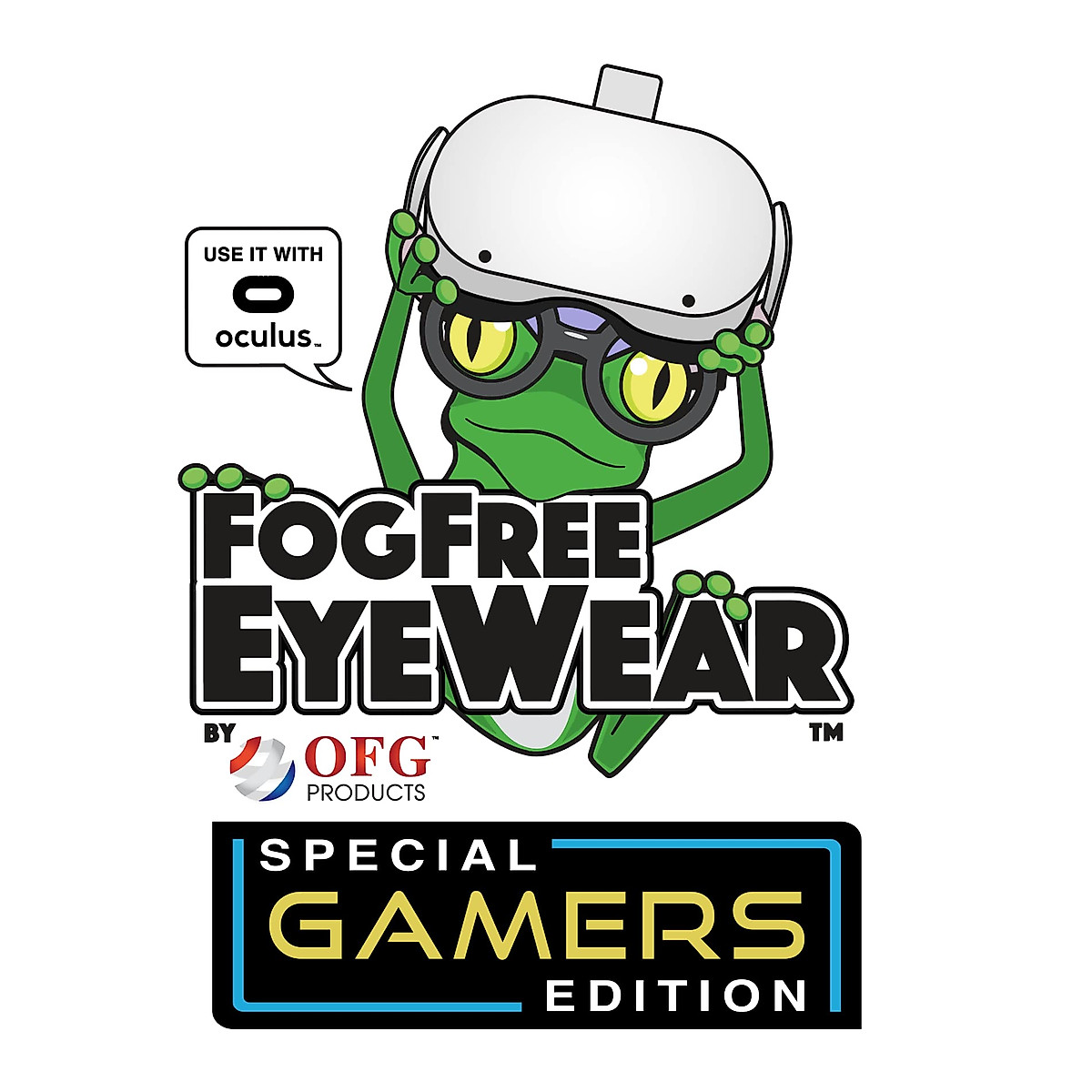 Eliminate Lens Fogging Wearing Glasses with Oculus Headset. Works with All Oculus Models and Other VR Headsets. No Additional Hardware Needed.