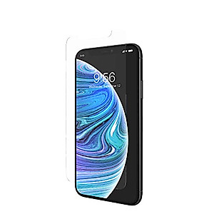 ZAGG InvisibleShield Glass+ Screen Protector – High-definition Tempered Glass for the Apple iPhone XS/ X – Impact & Scratch Protection