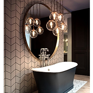 LVWIT ST21 LED Filament Bulb 5W(40 Watt Equivalent) Dimmable 2700K Warm White Vintage Edison Light Bulb E26 Medium Base (6-Pack) (5W-Warm White)