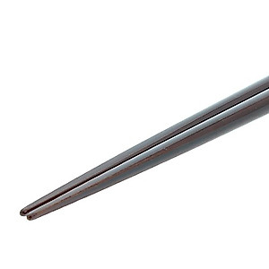 Ishida Chopsticks Made in Japan Aclear Lacquer Cut Perforated Pine Needles Wooden (Natural Wood) Red 8.5 inches (21.5 cm)