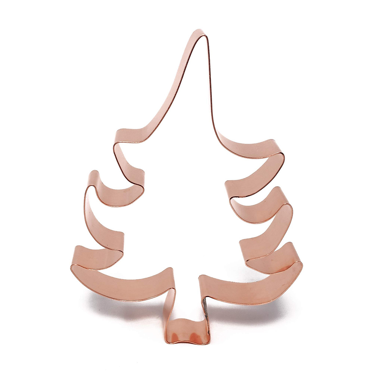 Whimsical Christmas Tree Copper Cookie Cutter