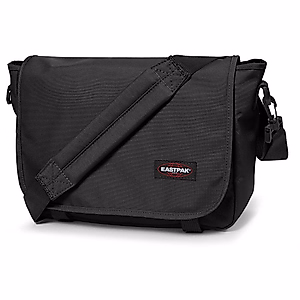 Eastpak Jr Shoulder Bag - For School, Laptop, Travel, Work, or Bookbag - Black