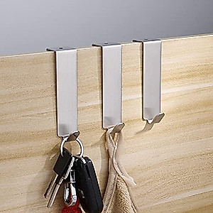 4Pcs Shower Door Hook Glass Shower Overdoor Hook Shower Towel Hook Over Glass Door Hook for Bathroom Frameless Glass Shower Door