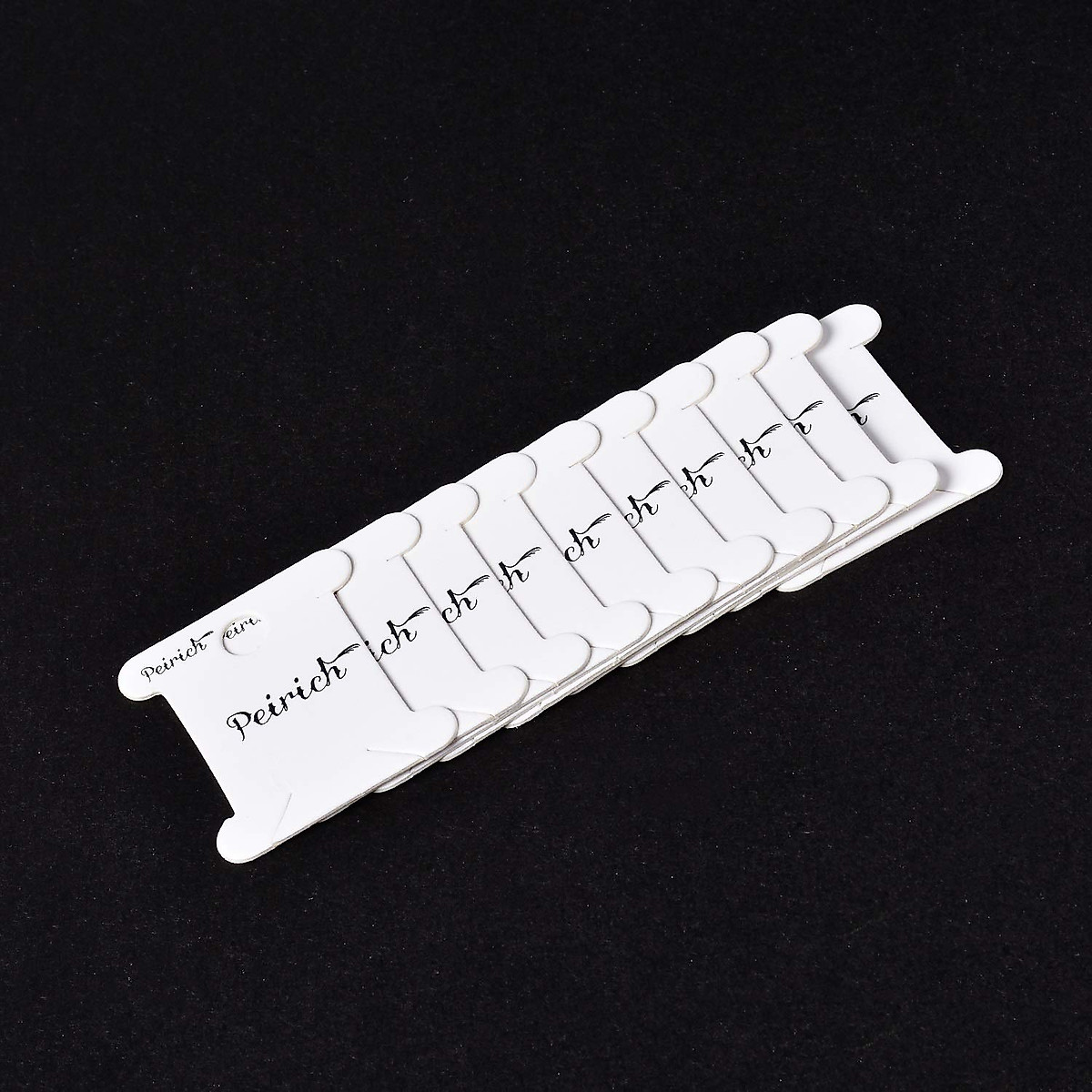 Peirich Embroidery Floss Organizer Box - 24 Compartments with 100 Hard Floss Bobbins and 459 Color Number Stickers