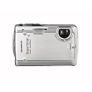 Olympus Stylus 720SW 7.1MP Ultra Slim Digital Camera with 3x Optical Zoom (Silver)