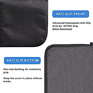 INFANZIA Car Seat Protector,Carseat Protectors for Child Baby Car Seat,Carseat Seat Protector for Leather Seats,Durable,600D Fabric,Reinforced Non-Slip Dots & 3 Mesh Pockets for Handy Storage