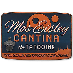 Disney Star Wars Mos Eisley Cantina Wall Bottle Opener - Vintage Star Wars Bottle Opener - Great Gift Idea