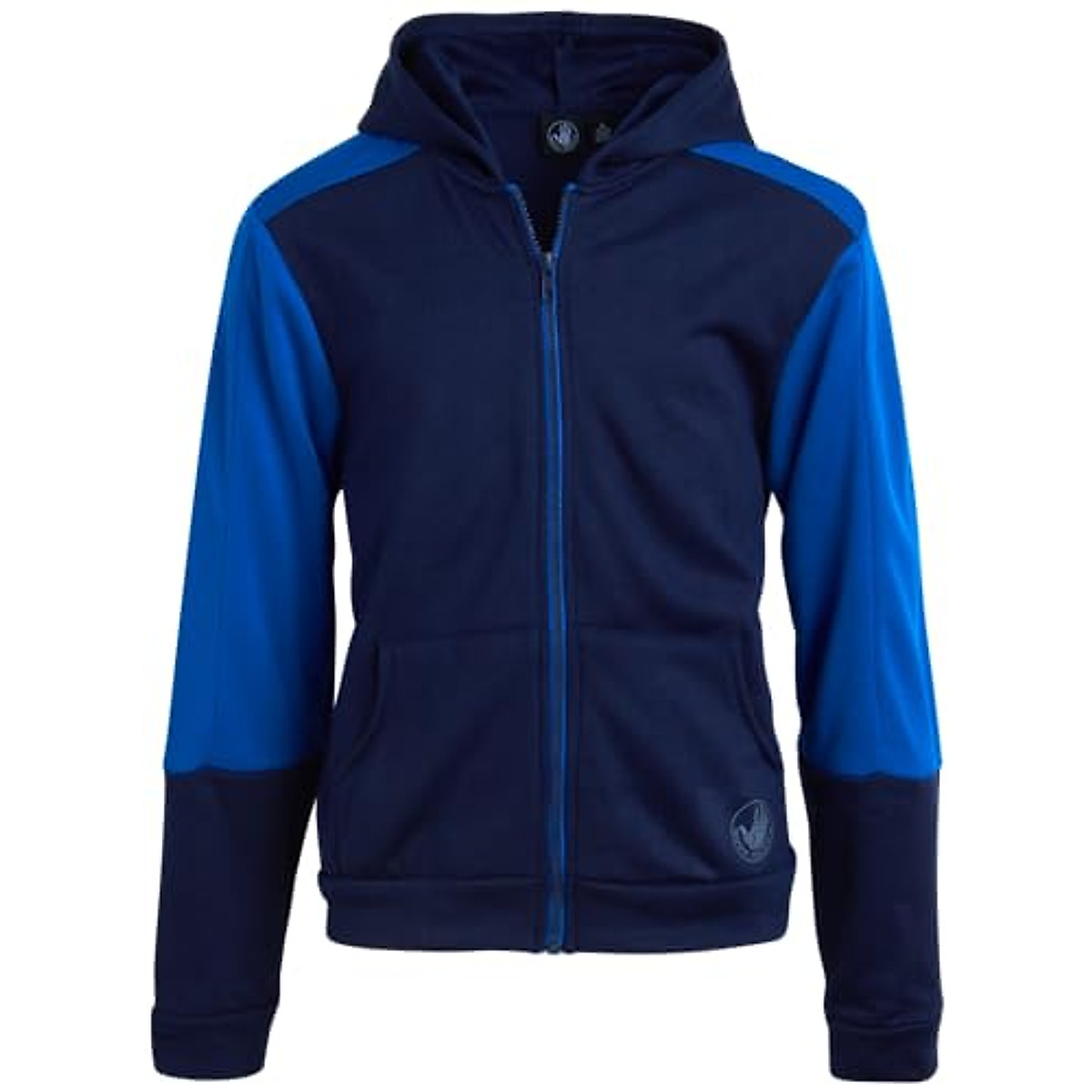 Body Glove Boys' Active Sweatsuit Set - 2 Piece Fleece Zip-Up Hoodie Sweatshirt and Jogger Sweatpants (8-14), Size 1012, Navy Royal