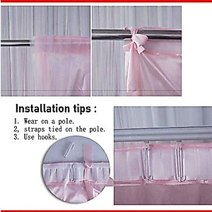 Champagne Tulle Chiffon Backdrop for Bridal Shower Wedding Ceremony Backdrops Curtains Newborn Baby Shower Backdrop Photo Booth Background Photography